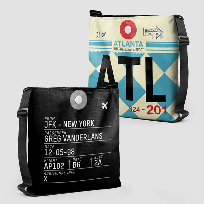 Tote Bag - ATL - Atlanta Hartsfield-Jackson Intl Airport IATA code