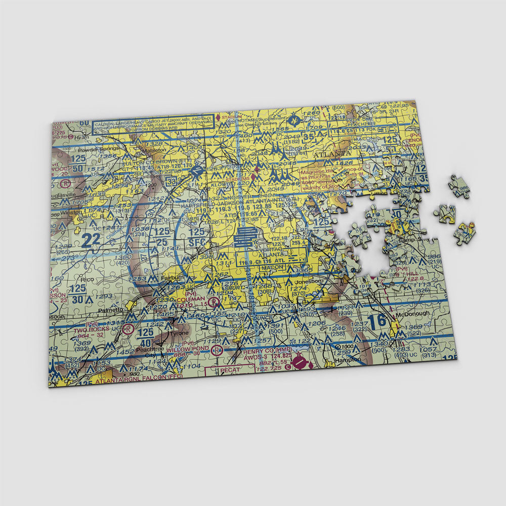 Airport code Jigsaw Puzzle - Atlanta Hartsfield-Jackson Intl Airport ...