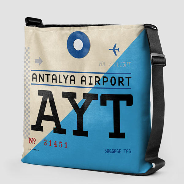 Tote Bag - AYT - Antalya Airport - Antalya, Turkey - IATA code AYT