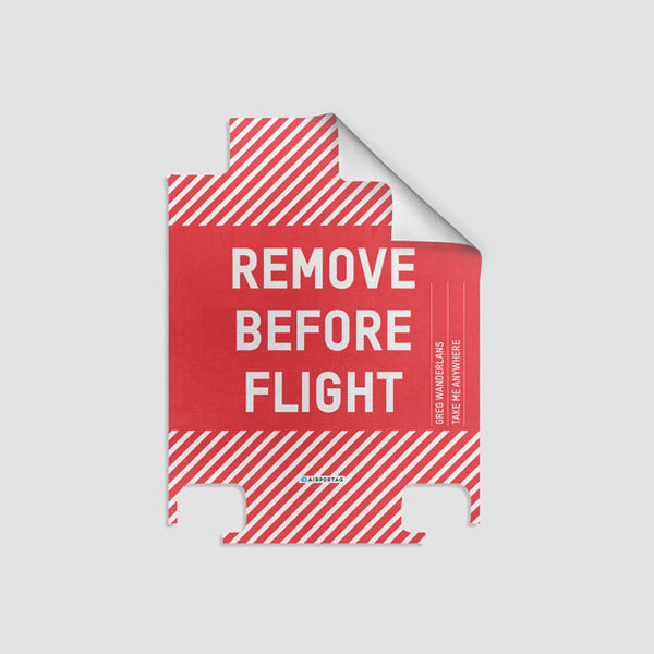 Remove Before Flight - Luggage