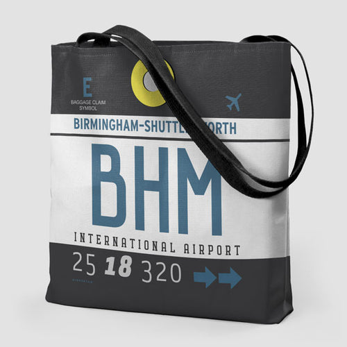 Tote Bag - BHM - Birmingham–Shuttlesworth Airport - Birmingham ...