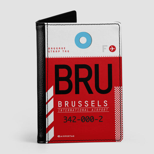 Passport Cover - Brussels Airport - IATA code BRU
