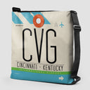 Tote Bag - CVG - Cincinnati / Northern Kentucky Intl Airport - Hebron ...