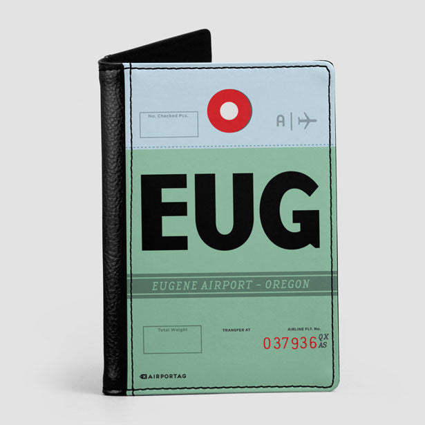 Passport Cover - Eugene Airport - IATA code EUG