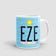 Coffee Mug - EZE - Ezeiza International Airport. IATA code EZE