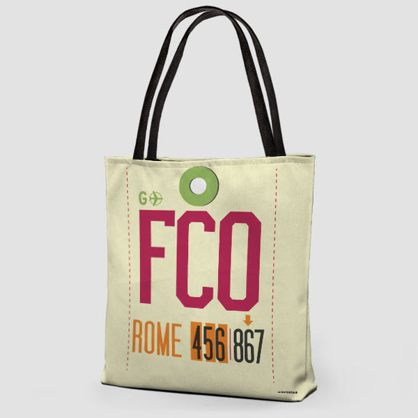 FCO - Rome - Fiumicino Airport - Iata code flight tag inspired products