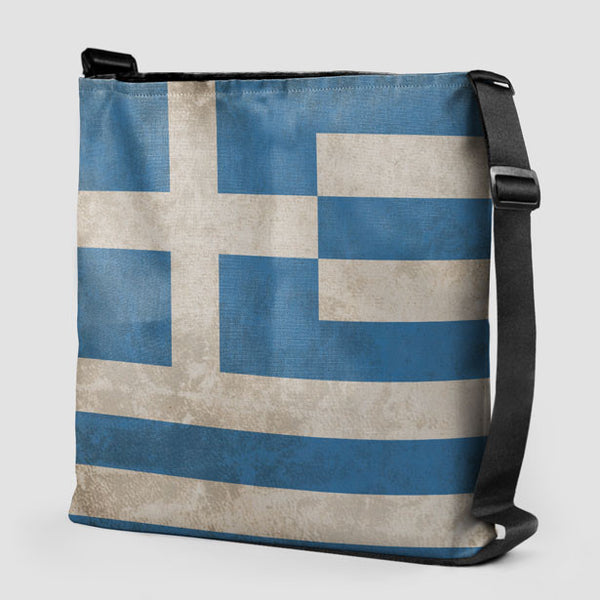 Greek Flag Tote Bag