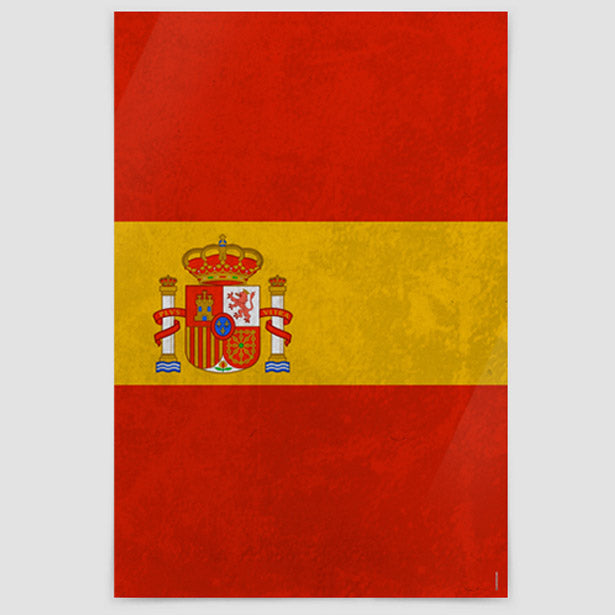 Poster - Wall Art Print - Spanish Flag