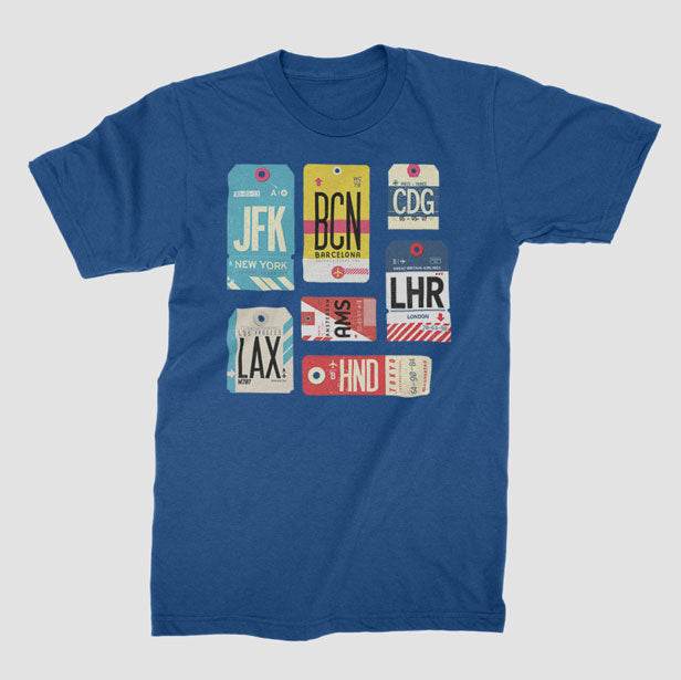Flight Tags - T-Shirt