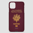 Passport Phone Case - France Passport Mobile Cover