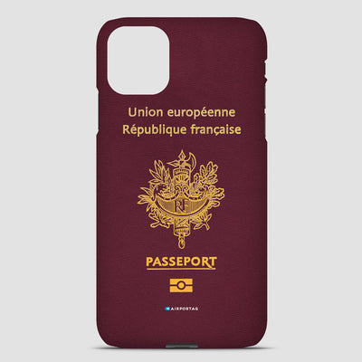 Passport Phone Case - France Passport Mobile Cover