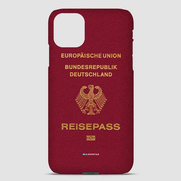 Passport Phone Case - Germany Passport Mobile Cover