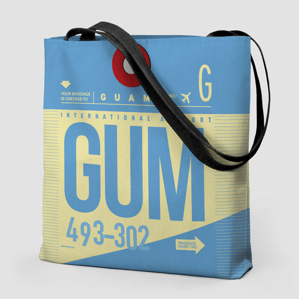 Tote Bag - GUM - GUAM Airport - IATA code GUM