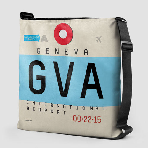 Tote Bag - GVA - Cointrin Geneva Airport - IATA code GVA