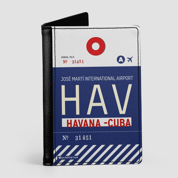 Passport Cover - José Martí Airport - IATA code HAV
