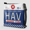 Tote Bag - HAV - José Martí International Airport - IATA code HAV