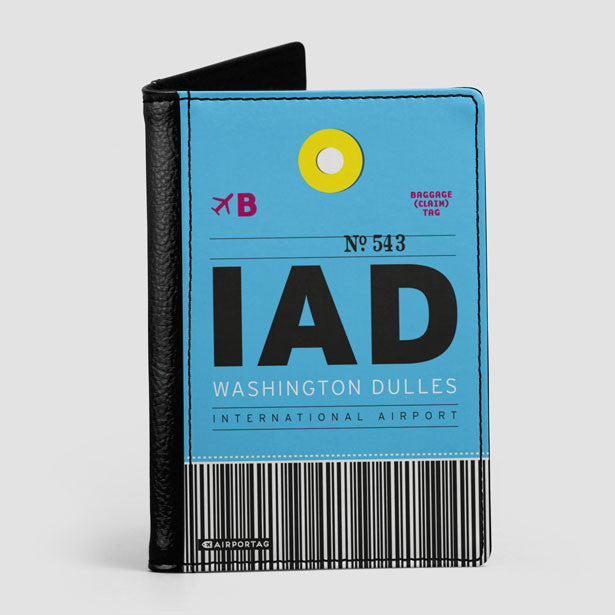 Passport Cover - Washington Dulles Airport - IATA code IAD