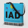 Tote Bag - IAD - Washington Dulles International Airport - IATA code IAD