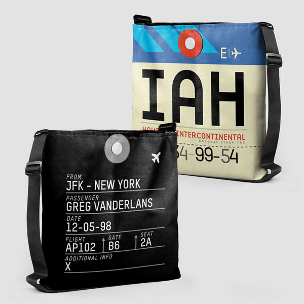 Tote Bag - IAH - George Bush Intercontinental Airport - IATA code IAH