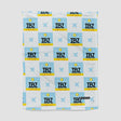 Throw Blanket - IBZ airport code pattern.
