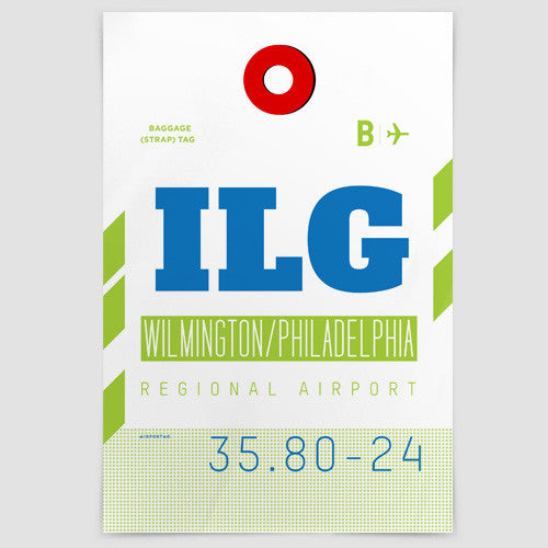 Poster - Wall Art Print - ILG - Wilmington Airport - Wilmington ...
