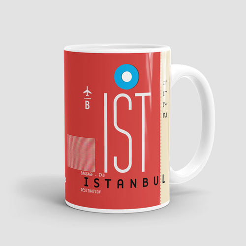 Coffee Mug - IST - Istanbul Atatürk Airport. IATA code IST