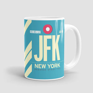 Coffee Mug - JFK - New York - John F. Kennedy Airport. IATA code JFK
