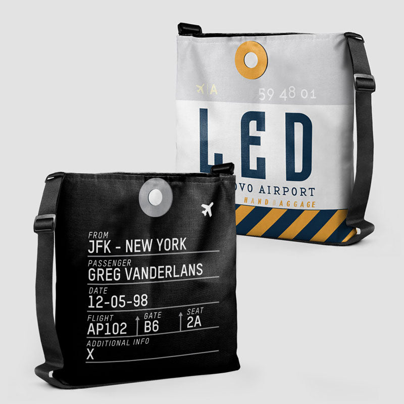 Tote Bag - LED - Pulkovo Airport - Saint Petersburg, Russia - IATA code LED