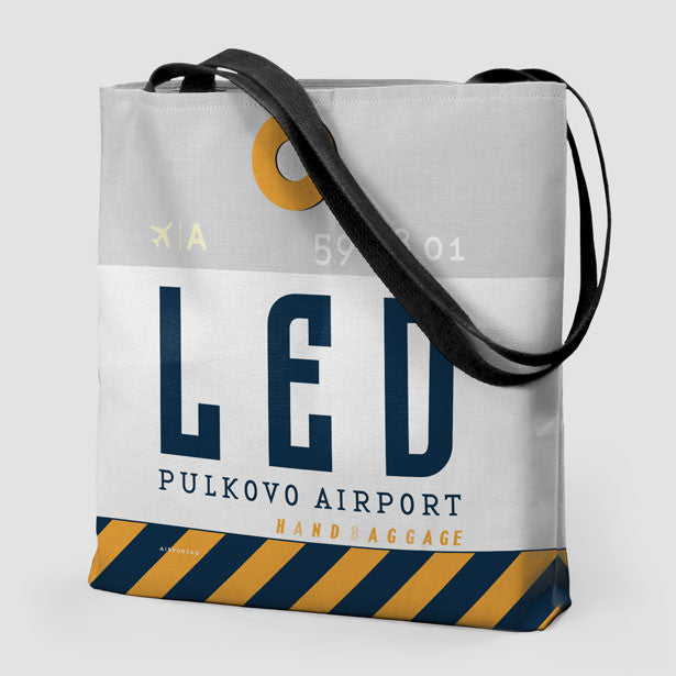 Tote Bag - LED - Pulkovo Airport - Saint Petersburg, Russia - IATA code LED