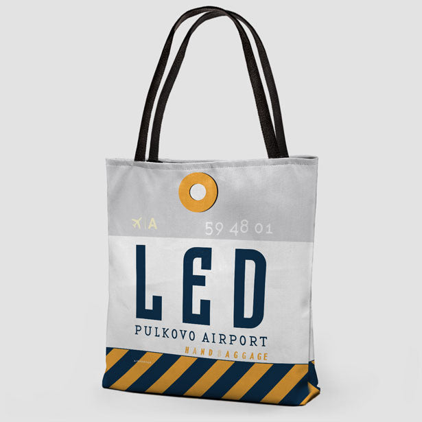 Tote Bag - LED - Pulkovo Airport - Saint Petersburg, Russia - IATA code LED