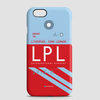 Airport Code Phone Case - IATA code LPL Mobile Cover