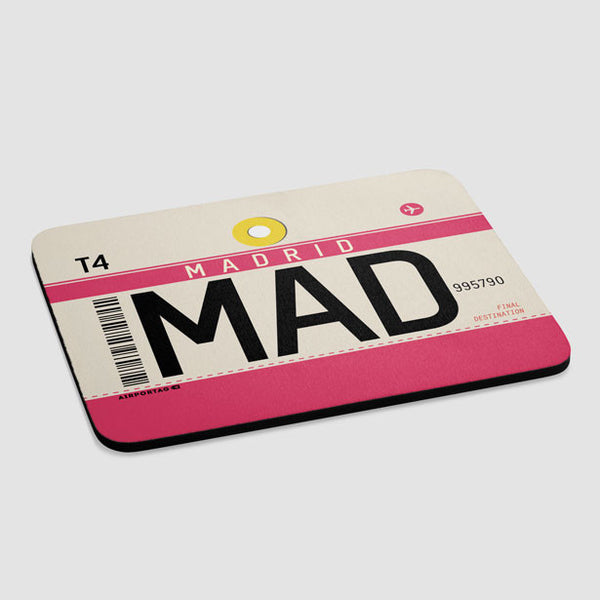 MAD - Madrid-Barajas Airport - Madrid, Spain - Mousepad