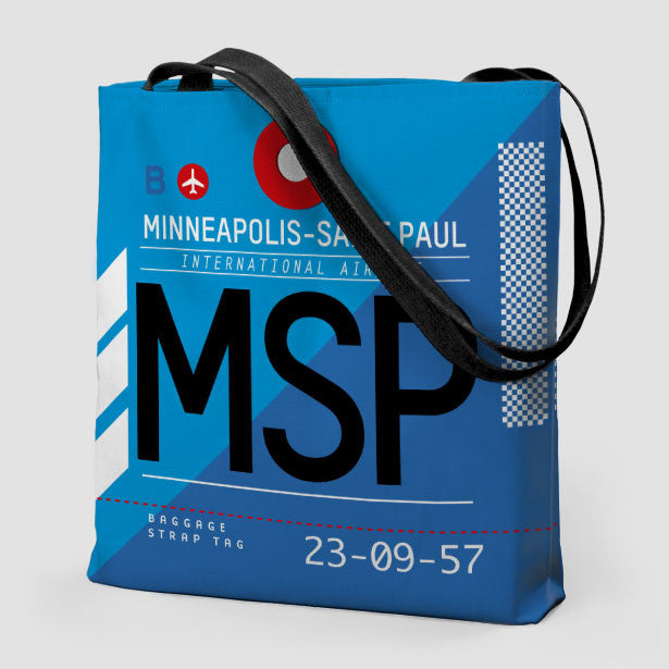 Tote Bag - MSP - Minneapolis - St. Paul International Airport - IATA ...