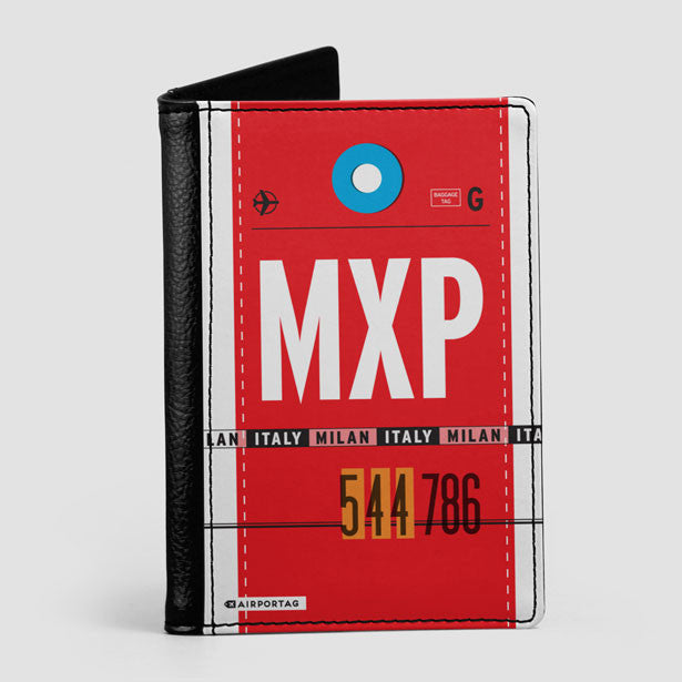 Passport Cover - Milano Malpensa Airport - IATA code MXP