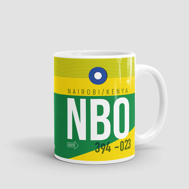 Coffee Mug - NBO - Jomo Kenyatta Airport - Nairobi, Kenya - IATA code NBO