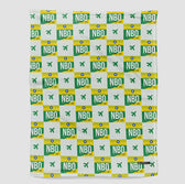 Throw Blanket - NBO airport code pattern.