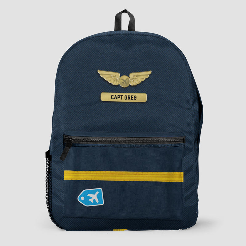 Navy Pilot Stripes - Backpack