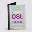 Passport Cover - Oslo Airport - IATA code OSL