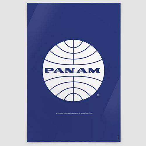 Poster - Wall Art Print - Pan Am Logo