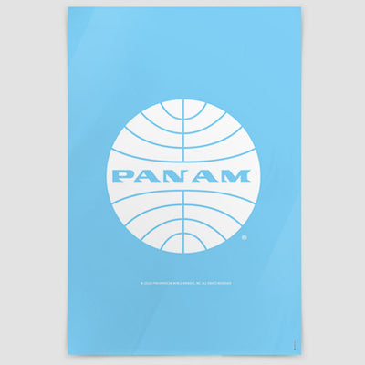 Poster - Wall Art Print - Pan Am Logo