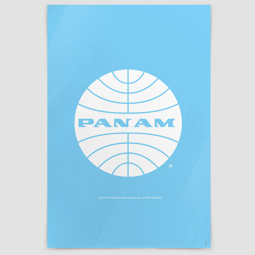 Poster - Wall Art Print - Pan Am Logo