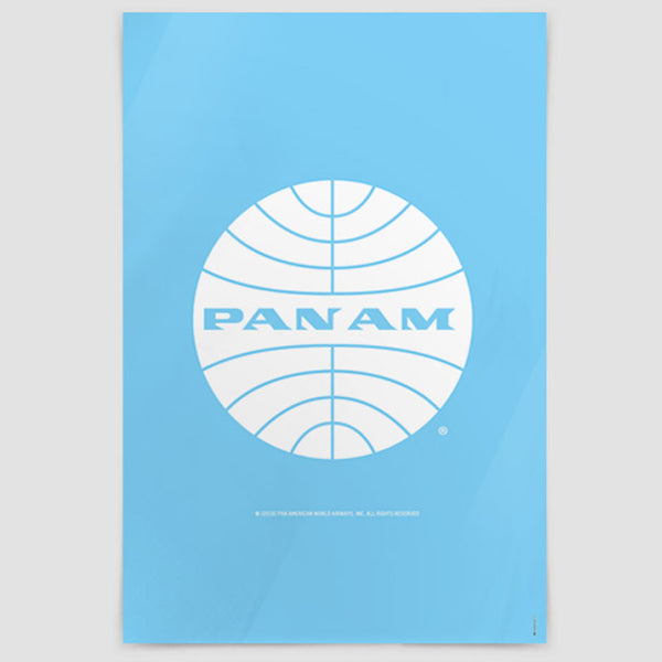 Poster - Wall Art Print - Pan Am Logo