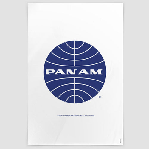Poster - Wall Art Print - Pan Am Logo