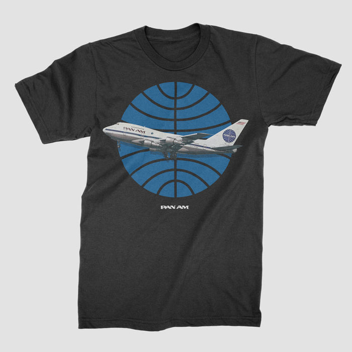Pan Am Logo Airplane - T-Shirt