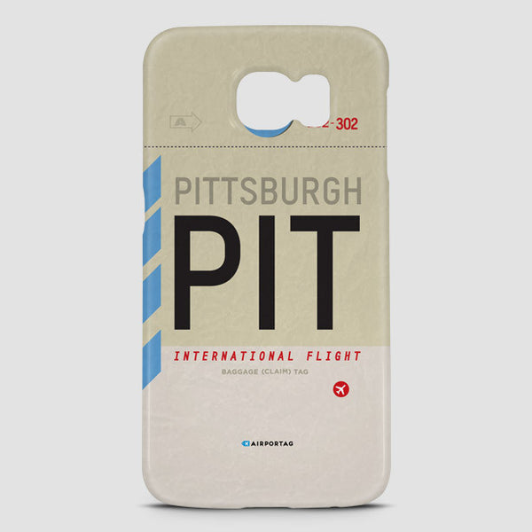 Airport Code Phone Case - IATA code PIT Mobile Cover
