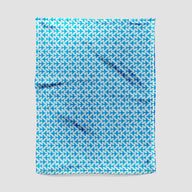 Throw Blanket - USA Airports IATA code pattern.