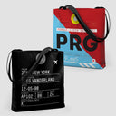 Tote Bag - PRG - Václav Havel Airport Prague IATA code PRG.