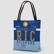 Tote Bag - RIC - Richmond International Airport IATA code