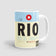 Coffee Mug - RIO - Rio de Janeiro Airports. IATA code RIO