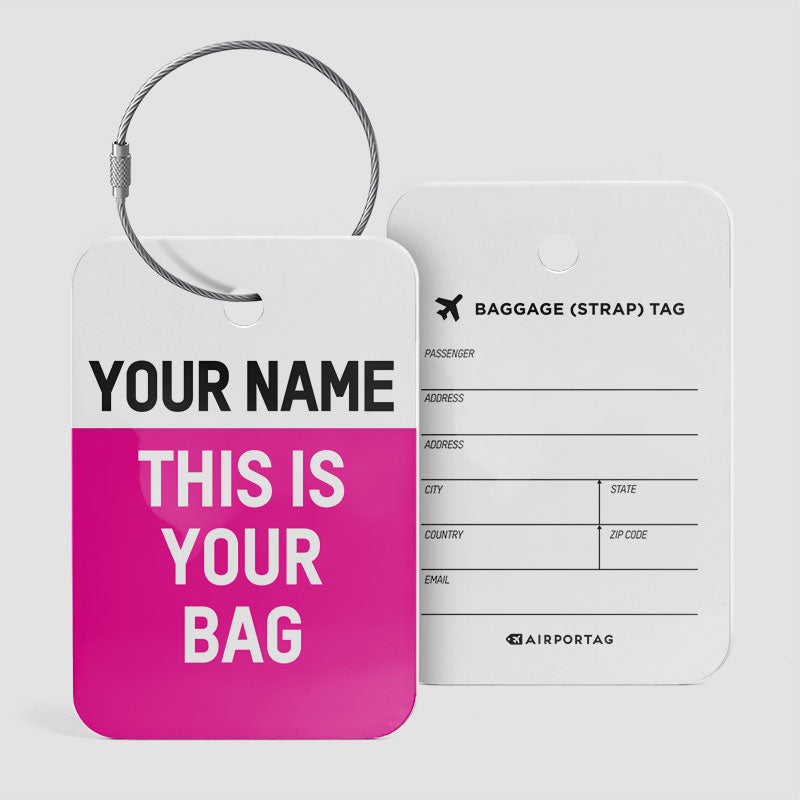 Custom Luggage Tag - Made just for you